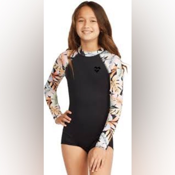 Billabong | Swim | Billabong Core Girls Boyshort Surfsuit Size Medium ...
